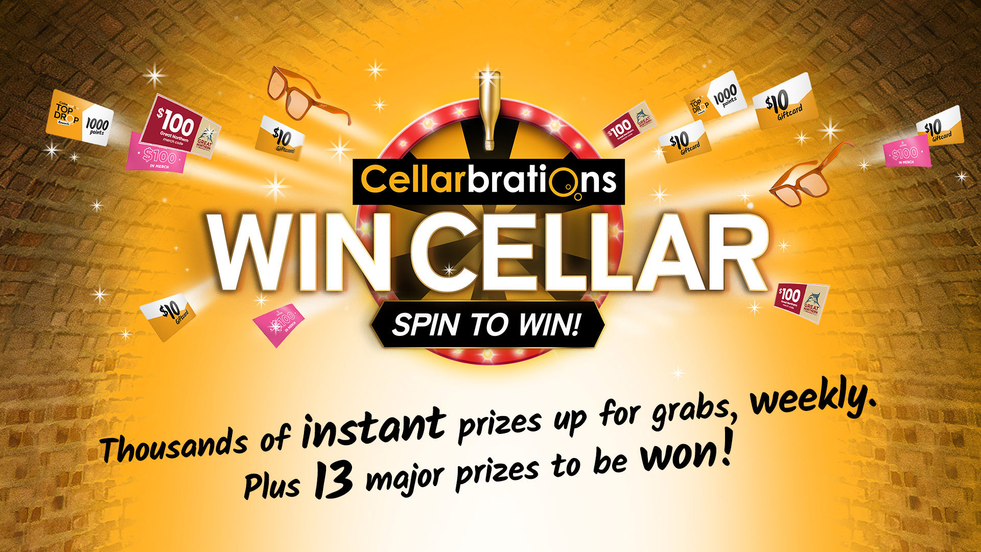 Cellarbrations Spin to Win
